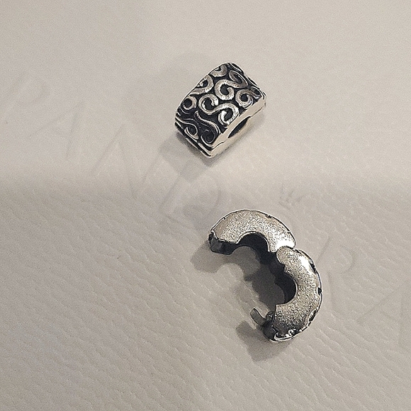 Pandora | Jewelry | Pandora Sterling Silver Clips | Poshmark